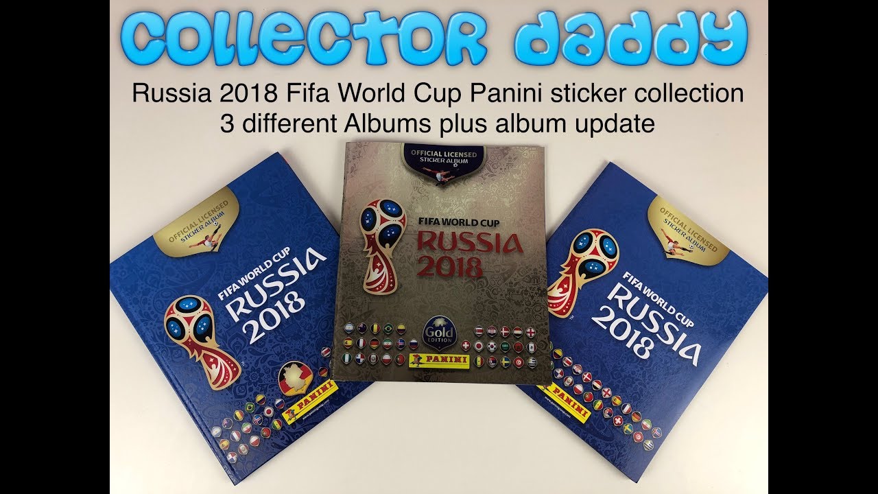 Russia 2018 Fifa World Cup Panini sticker Collection - 3 different ...