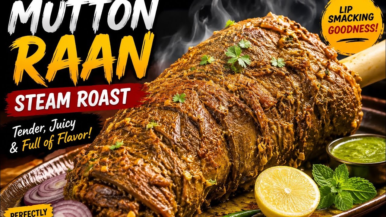 Best Raan Steam Roast | Mutton Lamb Steam Roast | Juicy and Tender Full ...