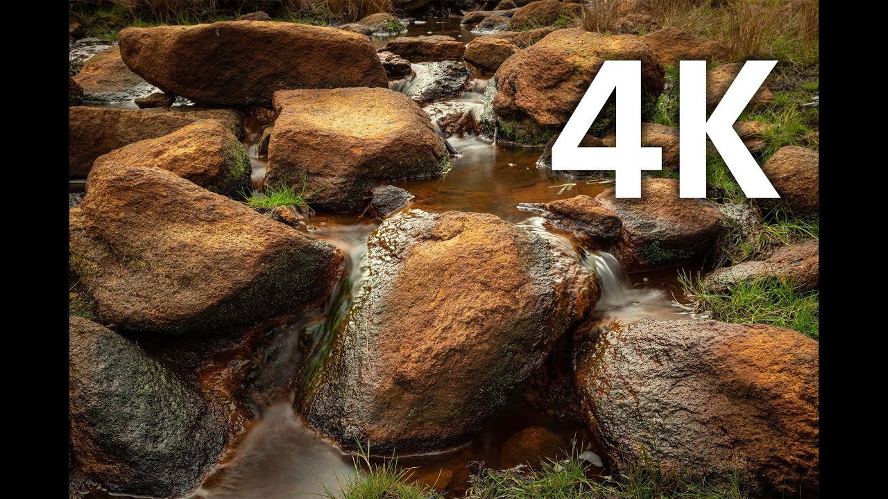 1 HOUR of flowing water to relax, study or read. REAL footage! 4K - YouTube