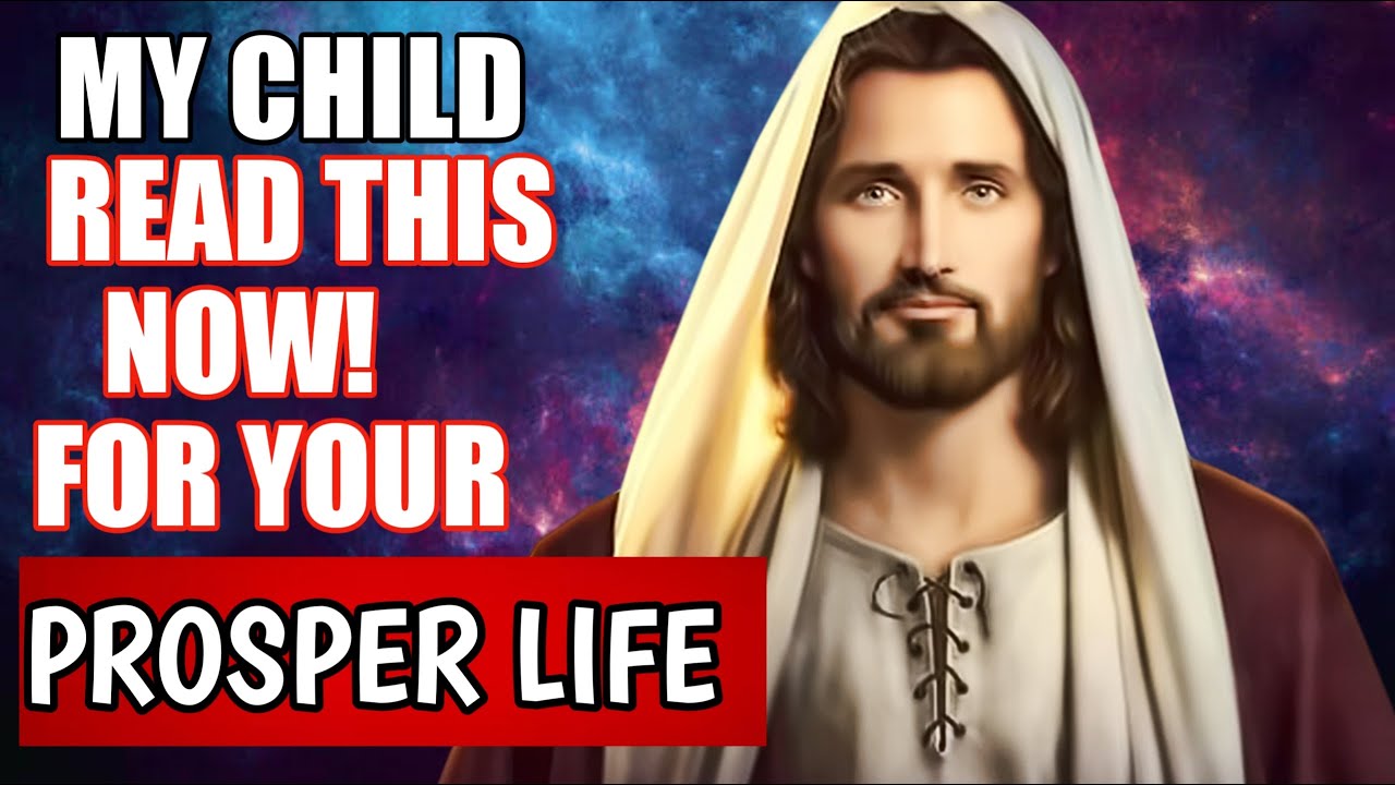 Read this now if you want prosper life | god message today. - YouTube