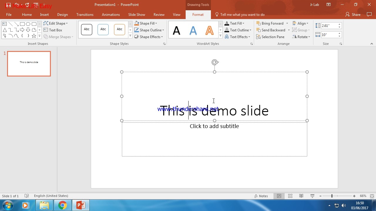 Text Direction in Power Point - YouTube