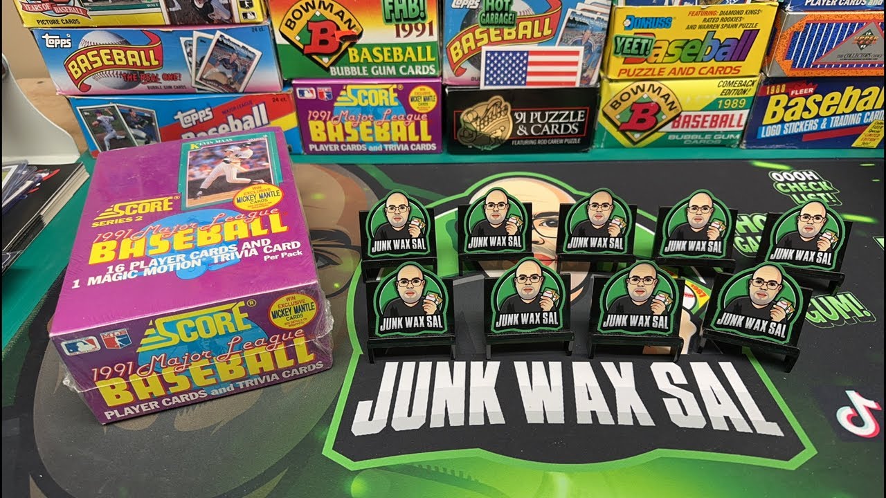 Thursday Night Junk Wax - 1991 Score Baseball Series 2 Box - YouTube