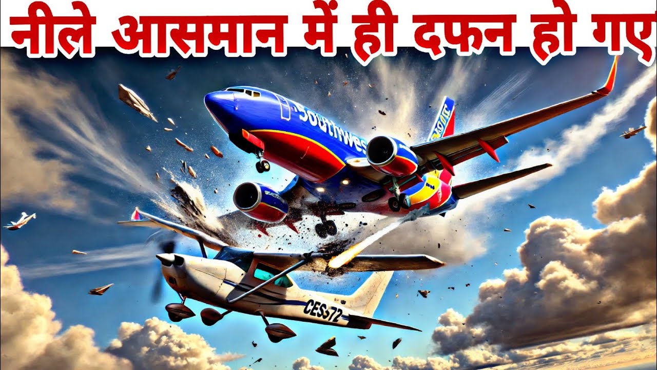 Pacific Southwest Airlines (PSA) Flight 182 Crash🤯 | pilots के आखिरी ...