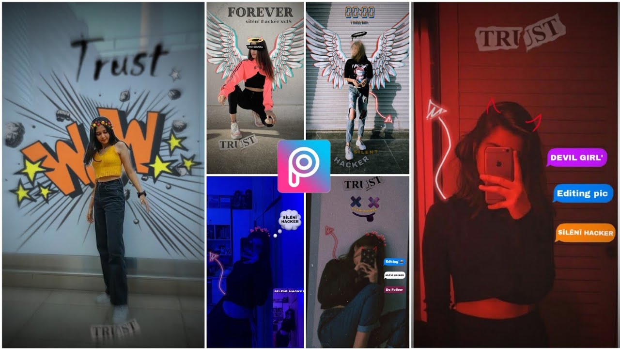 Girl PicArt trending photography Editing 📸| PicArt girl'photo Editing ...