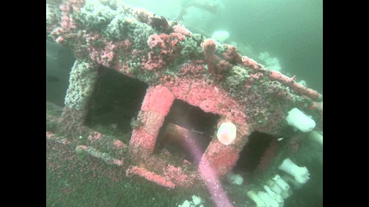 Diving the HMS Yukon in San Diego - YouTube