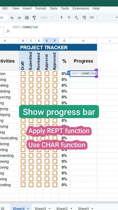 Make project tracker to track tasks #excel #exceltips #exceltutorial - YouTube