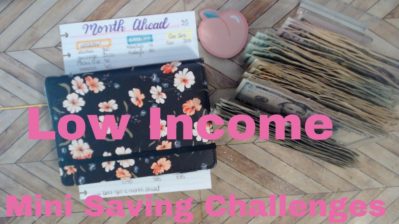 Using Low Income Mini Savings challenges to build my month ahead funds ...