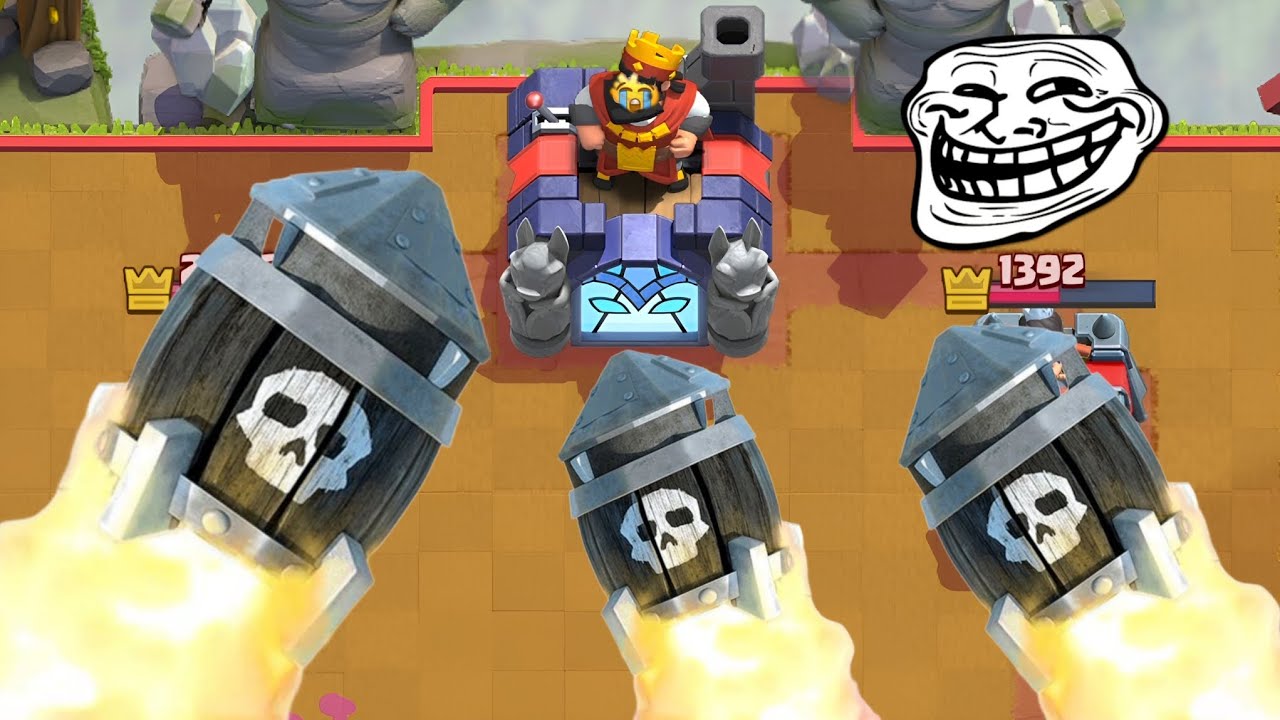 Rocket Cycle Spam Be Like - Clash Royale - YouTube