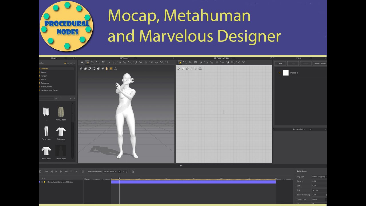 Mocap, Metahuman and Marvelous Designer - YouTube