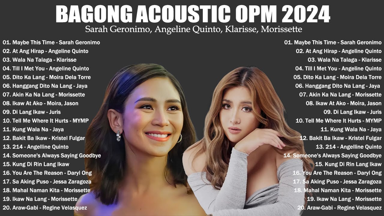 Bagong Acoustic OPM 2024 - Sarah Geronimo, Angeline Quinto, Klarisse ...