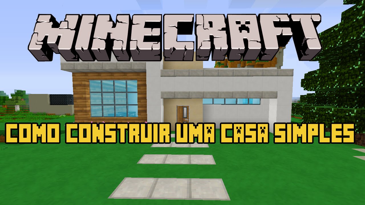 Minecraft - Como construir uma Casa Simples - YouTube