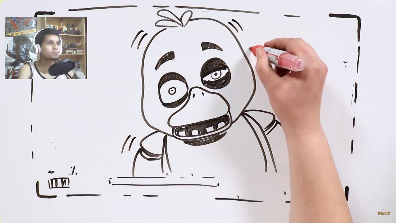 Five night at freddy's TIK TAK DRAW ~ Reaccion - YouTube