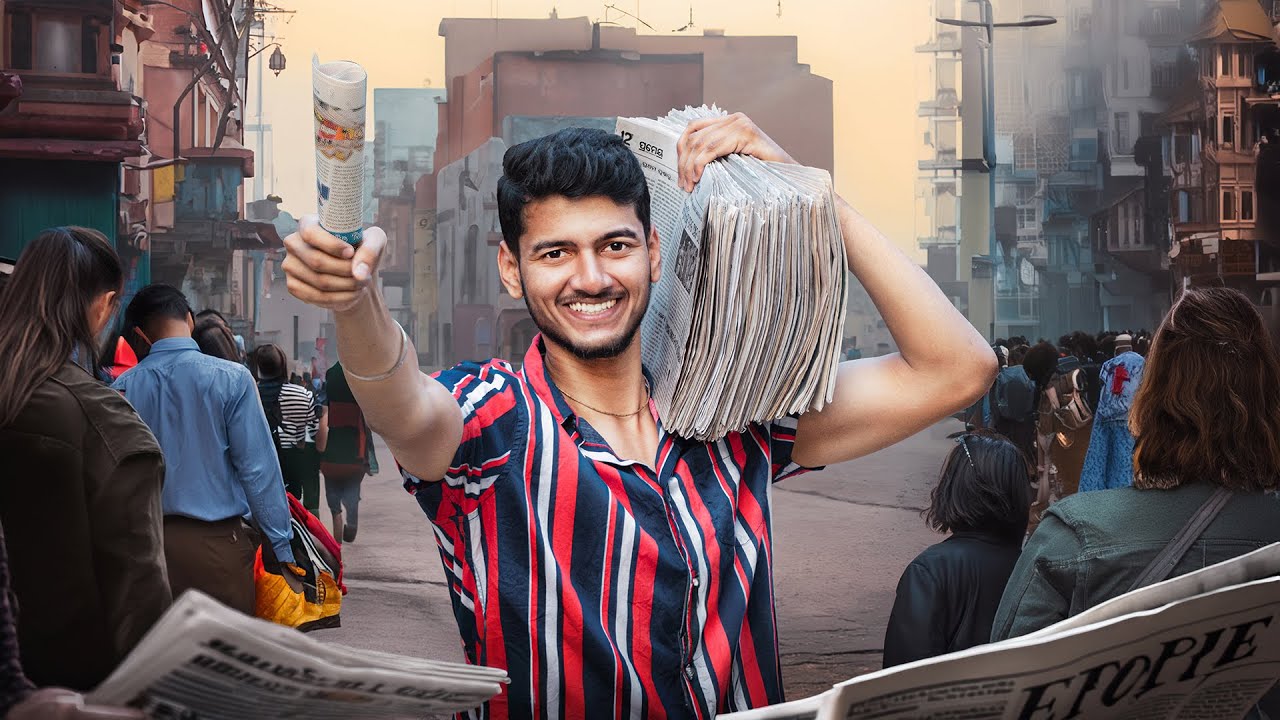 I Became A Newspaper Hawker for 24 Hours - YouTube