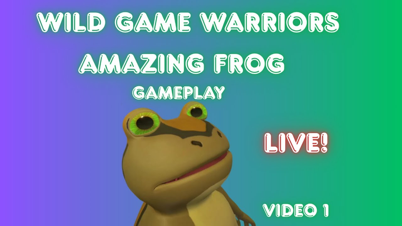 Launching Frogs and Causing Problems | Amazing Frog Stream Ep. 1 - YouTube