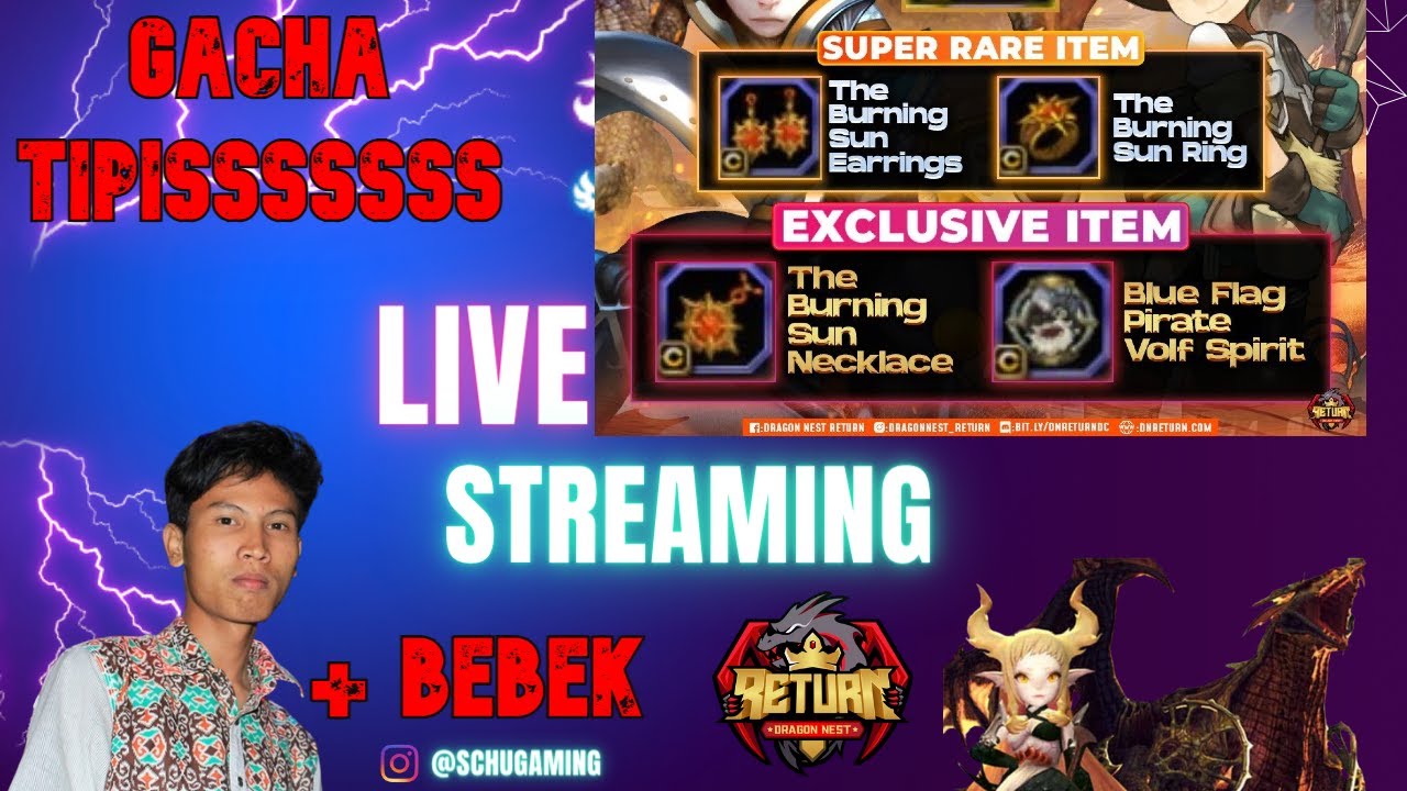 Live GACHA NEW ACC EPIC + SPIRIT (ADA GIVEAWAY) | Dragon Nest Return ...