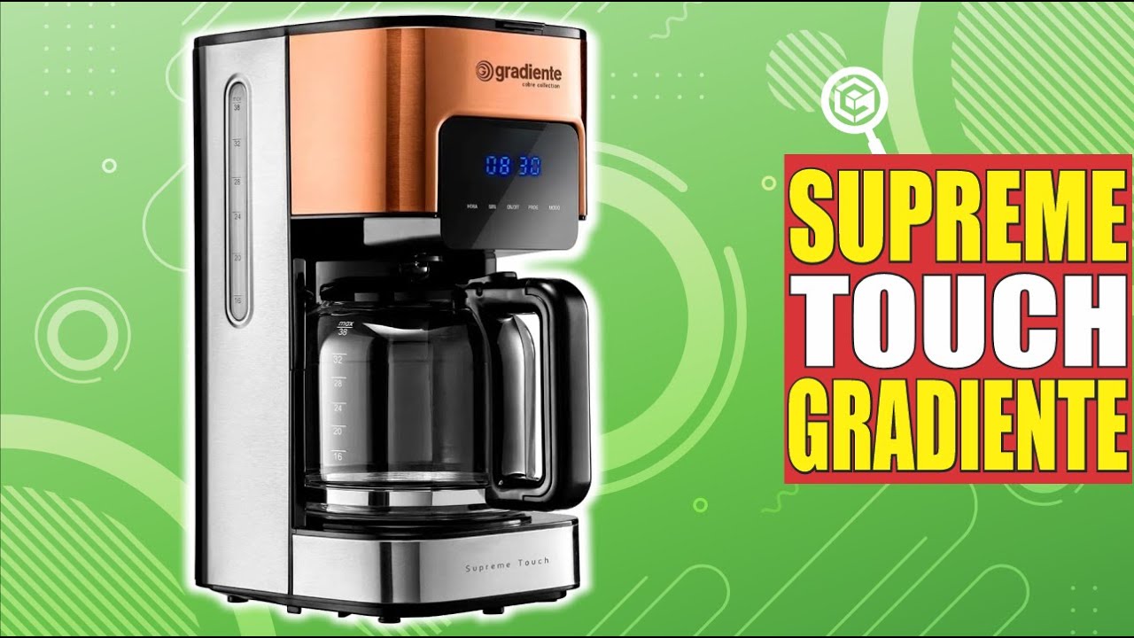 CAFETEIRA PROGRAMÁVEL DA GRADIENTE É BOA? SUPREME TOUCH GRADIENTE - YouTube
