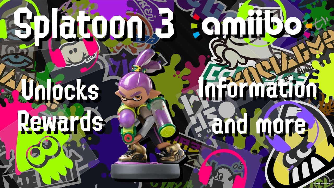 Purple Inkling Boy Amiibo Unlocks + IN-DEPTH Information - Splatoon 3 ...