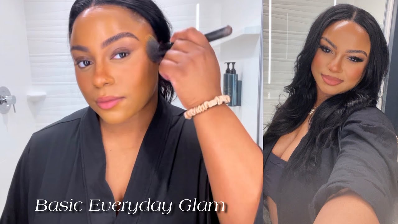 GRWM in Atlanta + Basic Everyday Glam - YouTube