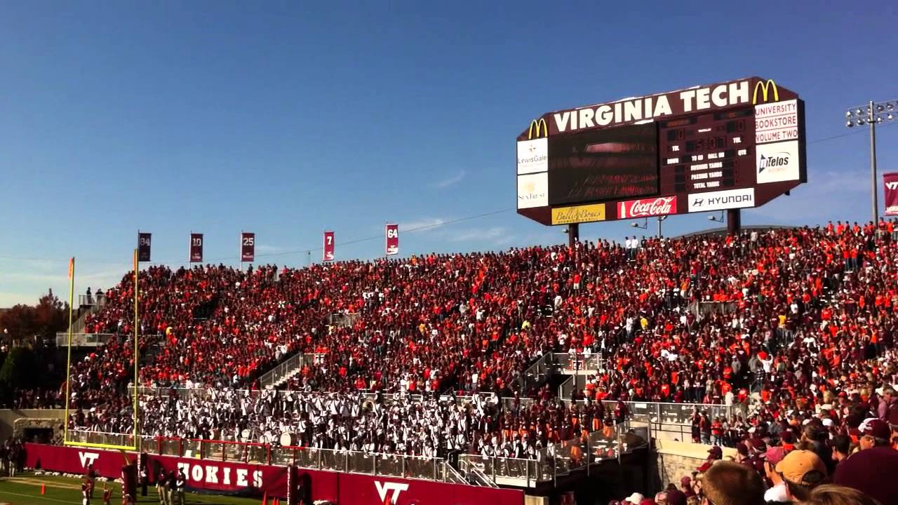Virginia Tech Football vs. Boston College Entrance Sandman - YouTube