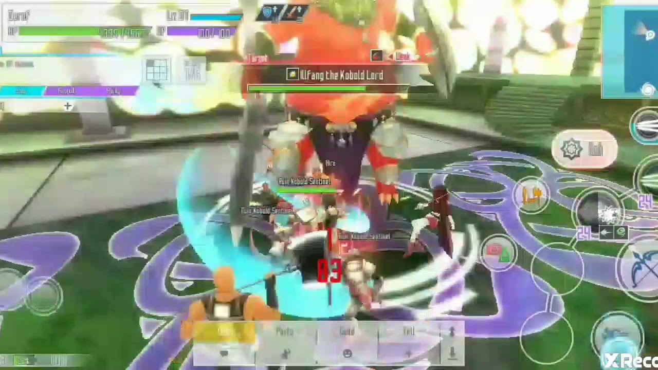 Sword Art Online Integral Factor Monster Skills Illfang the Kobold Lord ...