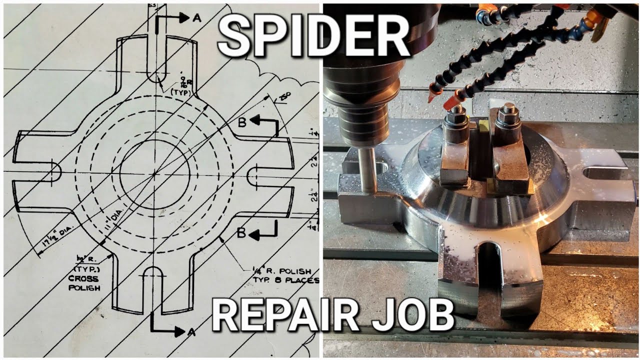 New Spider | Repair Job | CNC Machining - YouTube