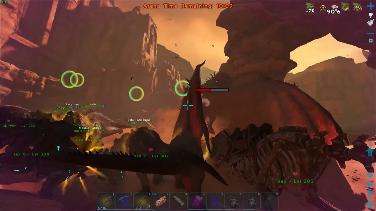 ARK Official Server | Alpha Manticore Boss Fight - YouTube
