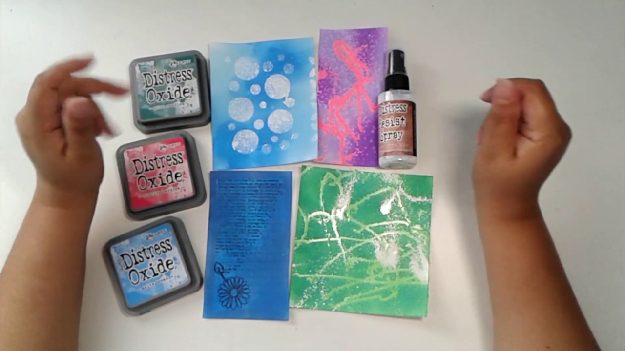 Review Distress Resist Spray - YouTube