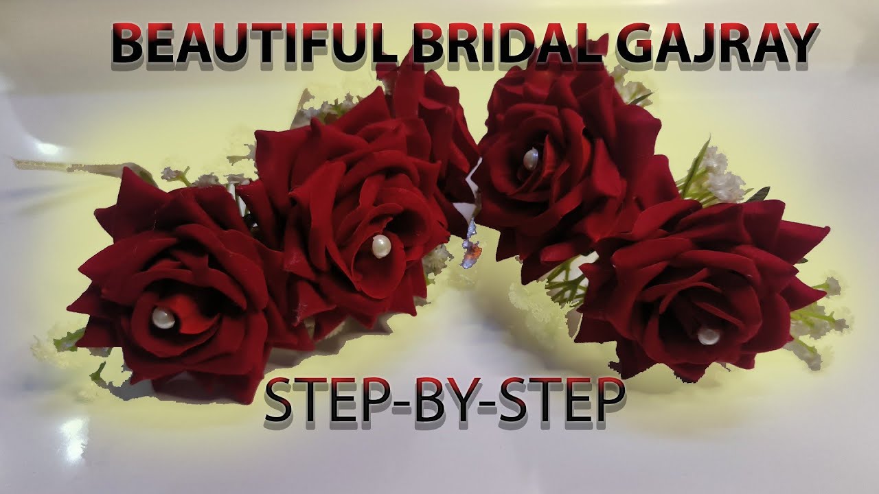 DIY Bridal Gajray Tutorial | Step-by-Step Handcrafted Wedding ...