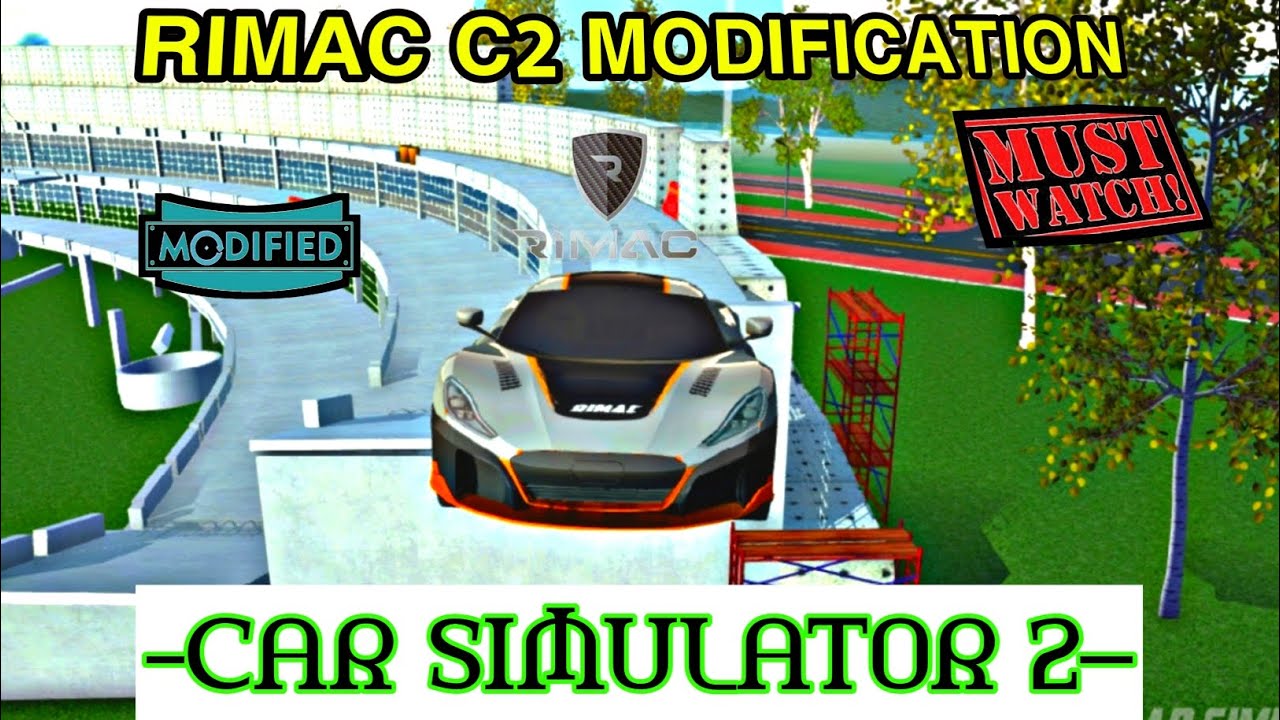 Rimac C2 Modified In Car Simulator 2(PART-2) || Rimac C2 Modification ...