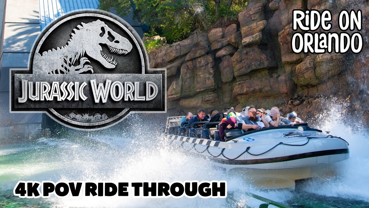 Jurassic World - The Ride at Universal Studios Hollywood - 4K POV Ride ...