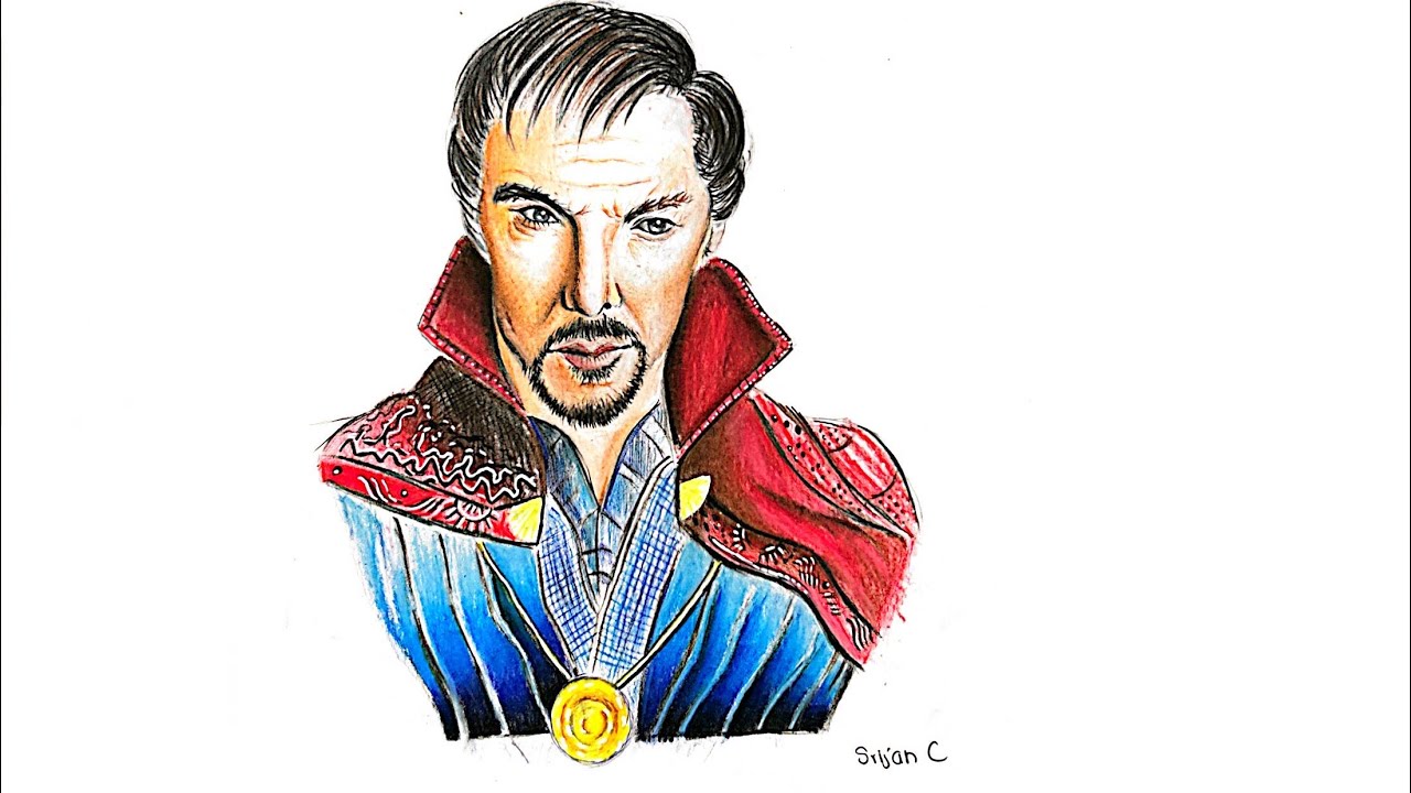 Drawing Doctor Strange | Colored Pencils | Art - YouTube