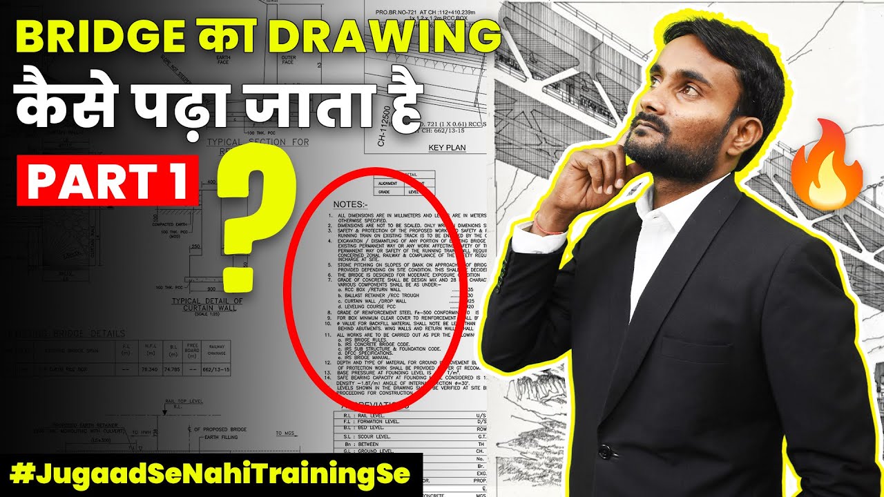 Complete Information About Bridge Drawing | Understand General Notes In ...