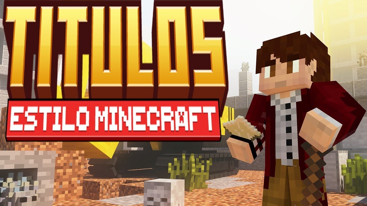Titulos estilo Minecraft - Blockbench Tittle Generator - Video Random ...