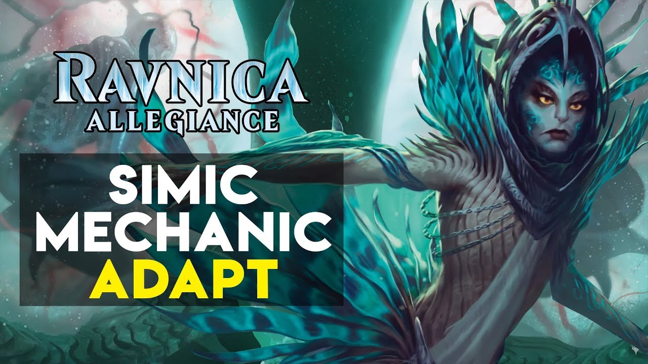 Ravnica Allegiance Simic Mechanic Spotlight Adapt | MTG - YouTube