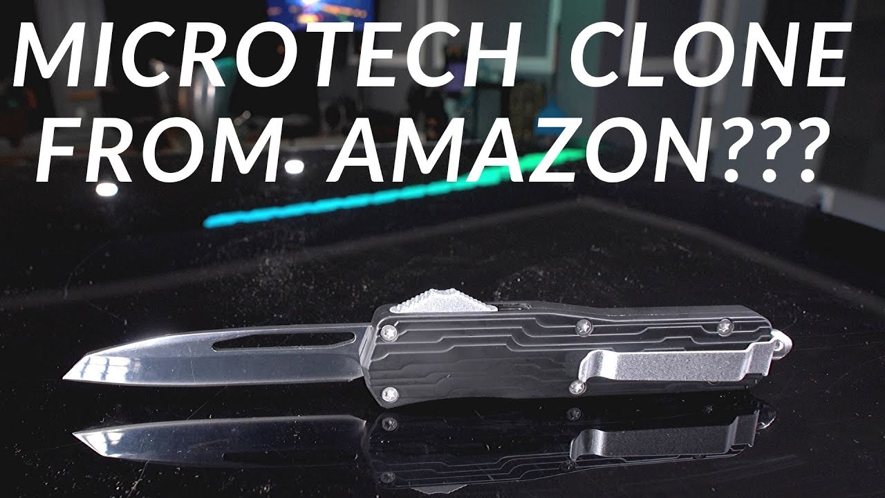 Microtech Clone OTF Knife on Amazon | Is it any good? - YouTube