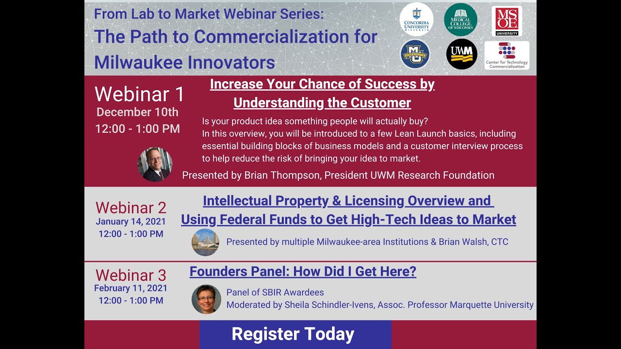 Session 2: From Lab to Market The Path to Commercialization for ...