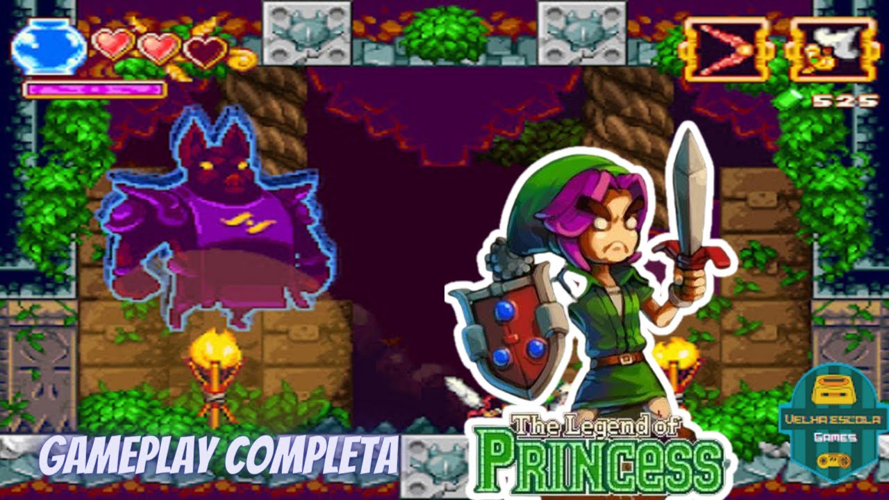The Legend of Princess (PC) Set Boomerang and Double jump - Gameplay ...
