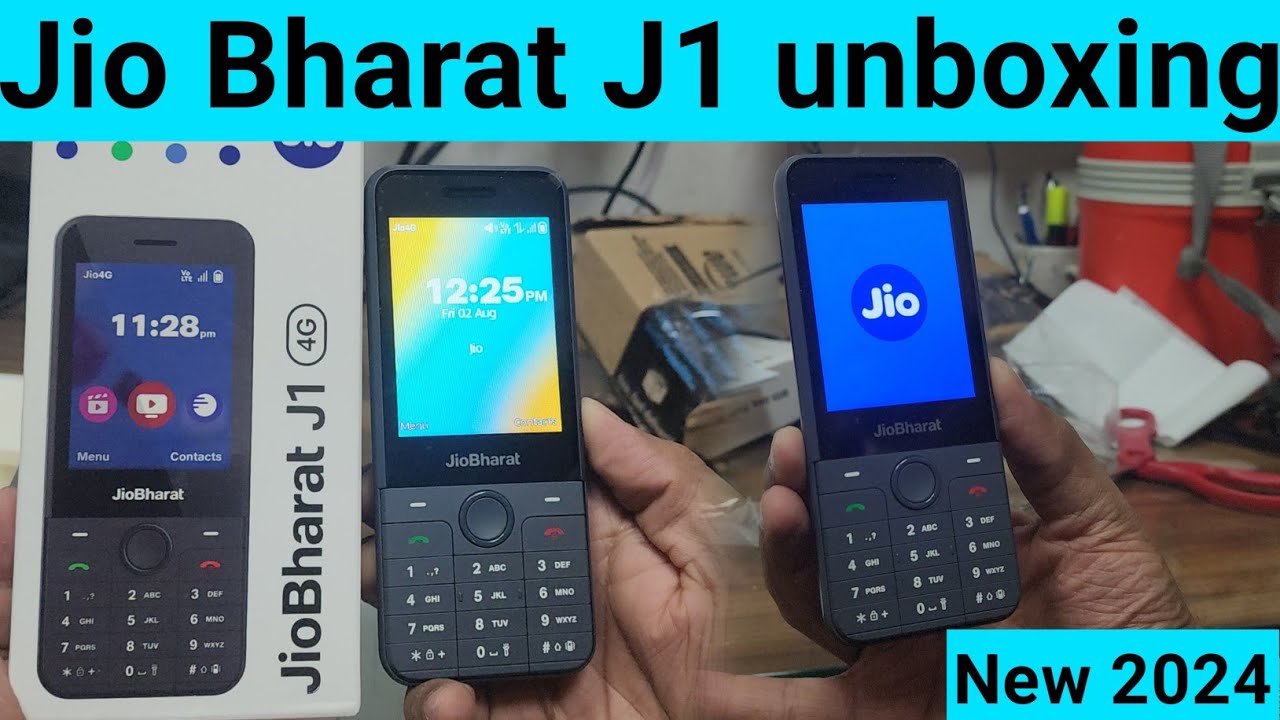 Jio Bharat J1 4G Feature Phone Review😍😍 | New 4G Keypad Phone 2024 ...
