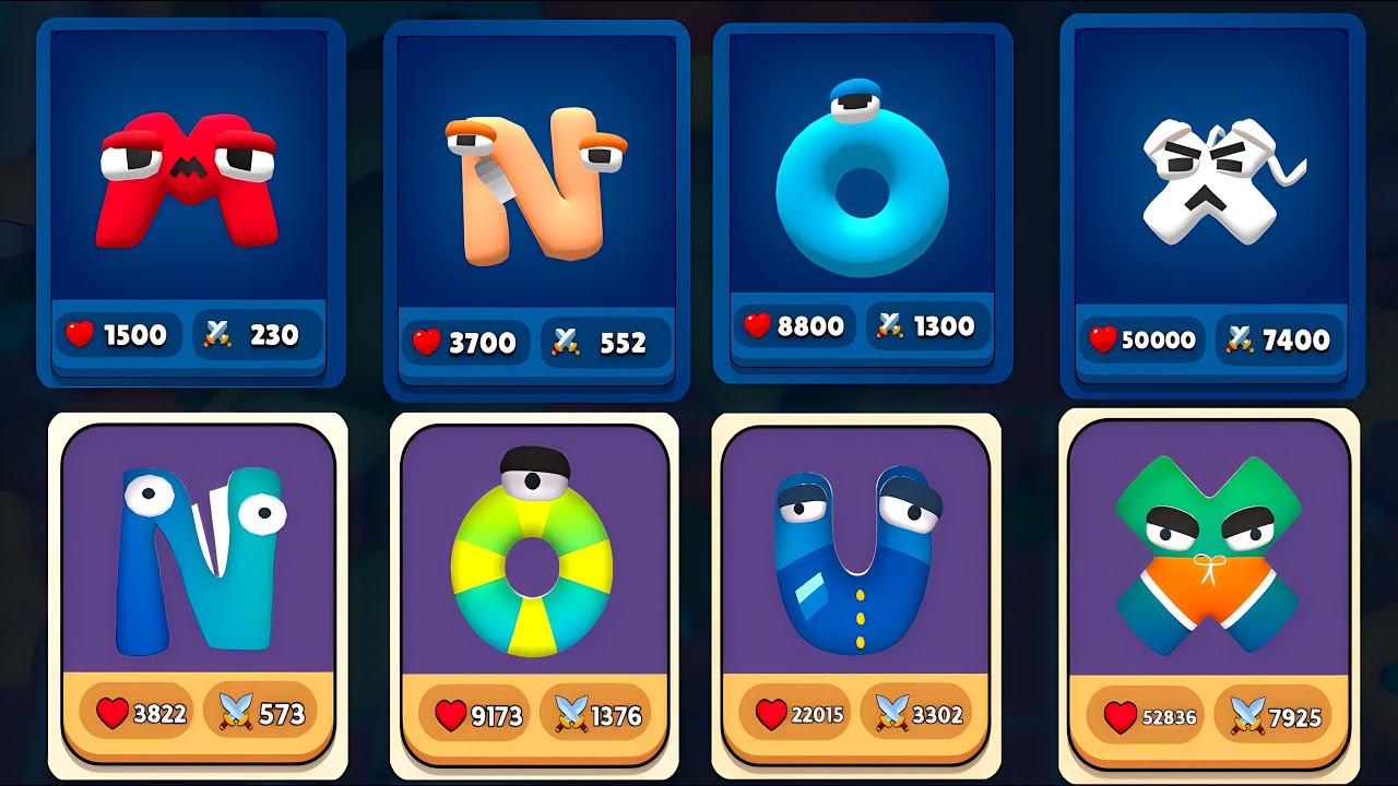 Merge Alphabet Lore 'ABC Letter Run' - Merge Simulator Battles CP - YouTube