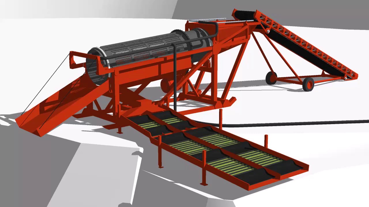 Trommel Model 1 Animation 5 - YouTube