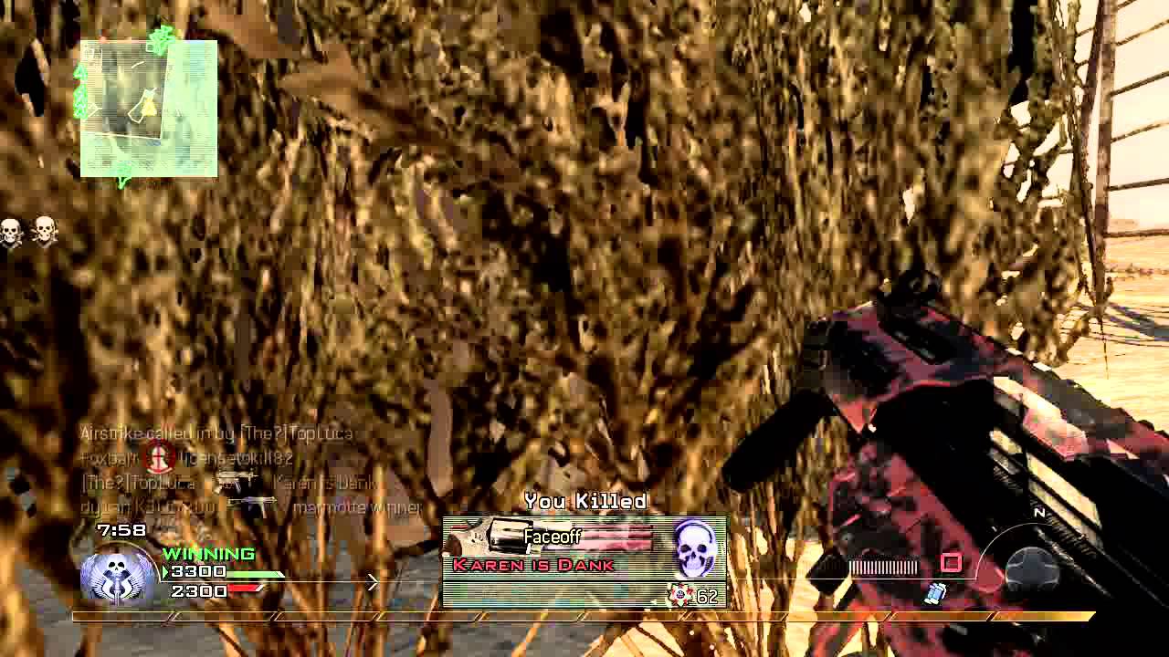 Insane Mp5k Nuke on Rust - MW2 Xbox 360 Gameplay - YouTube