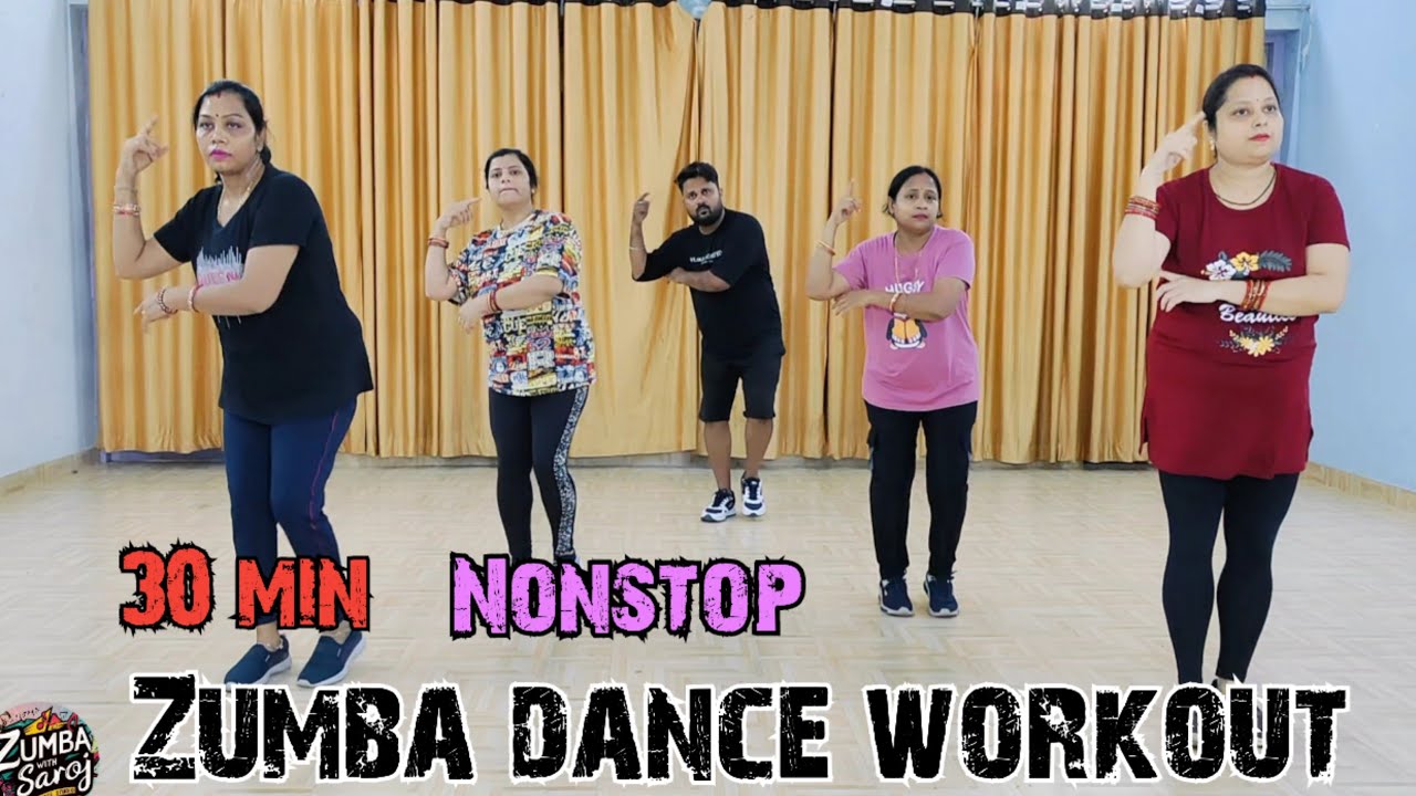 30 min Nonstop Zumba dance workout Bollywood songs 2024 | Zumba video ...