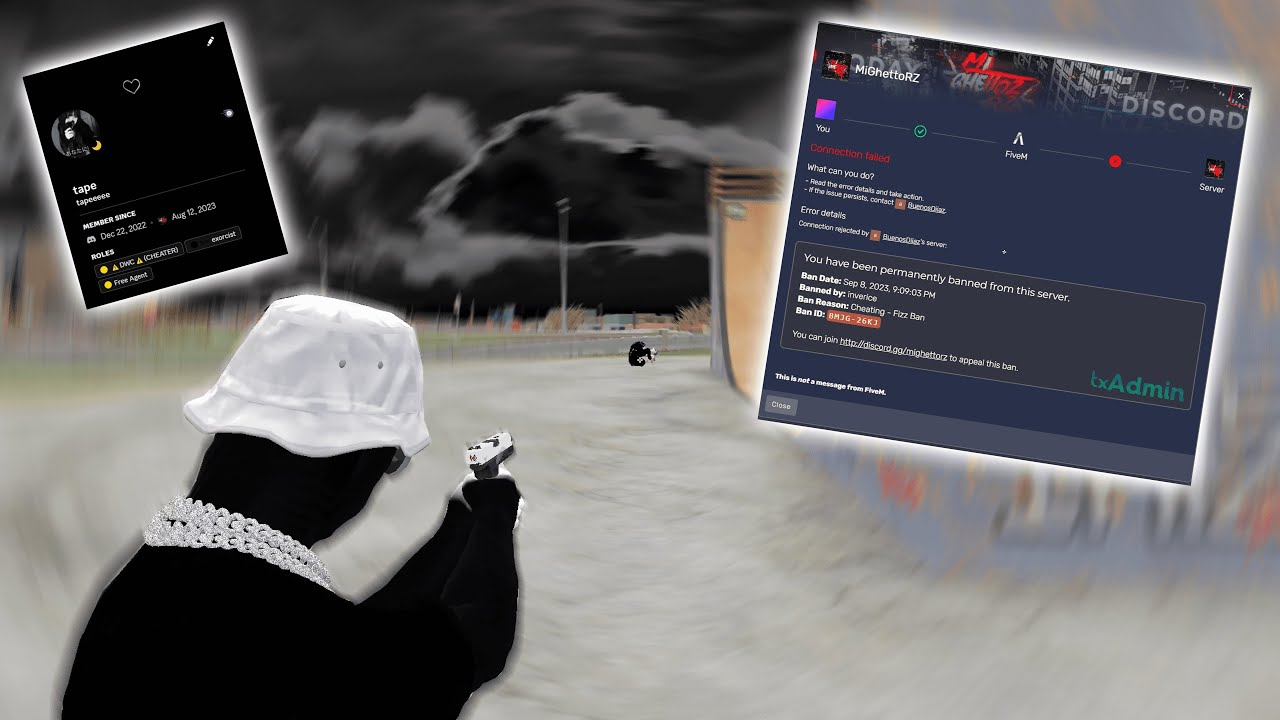 Banned for "Cheating" | Tape FiveM Montage - YouTube