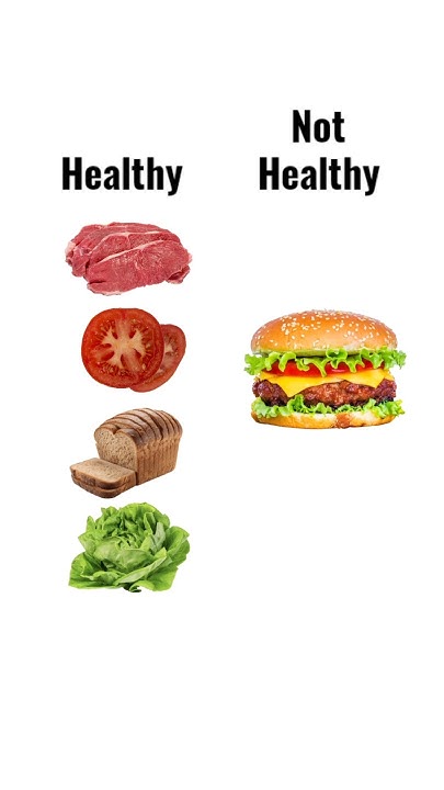 Healthy vs not healthy - YouTube