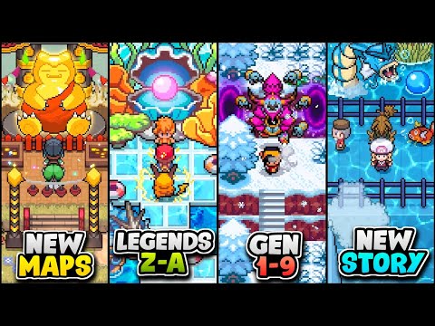 Top 5 BEST Pokemon GBA Rom Hacks & Fangames With Legends Z-A MEGAS To Play In September!!