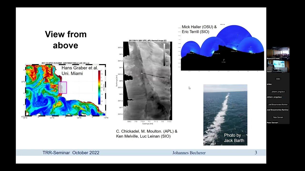 TRR181 Seminar Series: "Saturation of the Internal Tide over the...", by Dr. Johannes Becherer ...