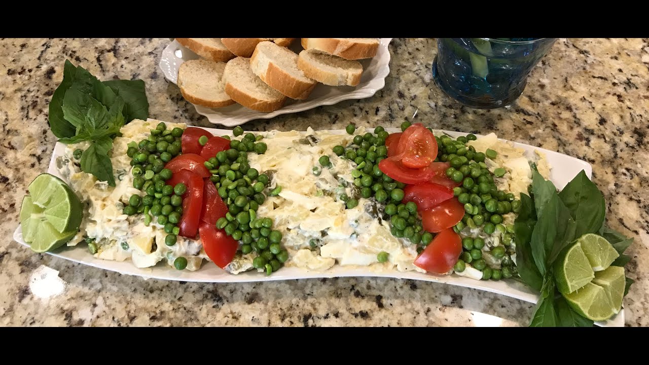 How to Make Persian Olivieh Salad - YouTube
