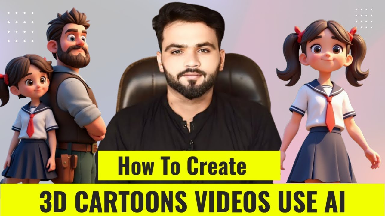 How To Create A 3d Cartoons videos use AI | Yt Automation Class No 4 ...