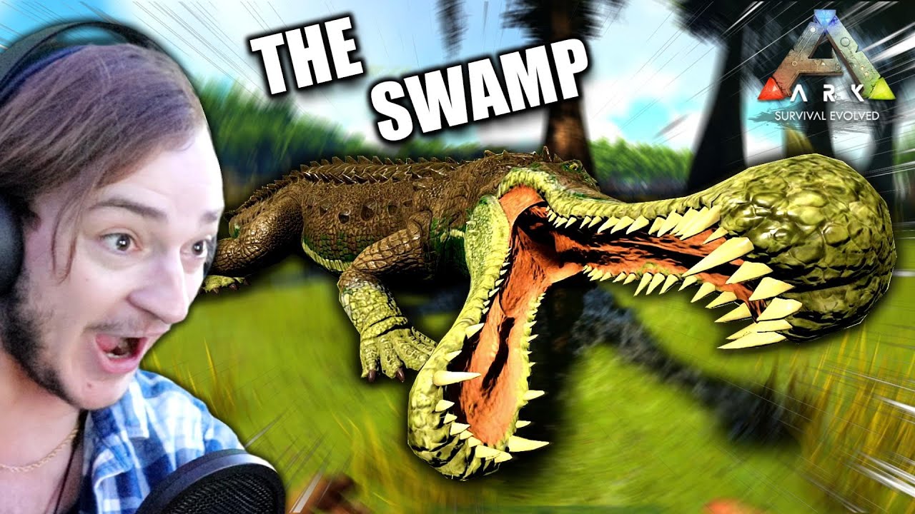 So MY VIEWERS Told Me To Go To THE SWAMP In ARK... [Ark Beginner ...