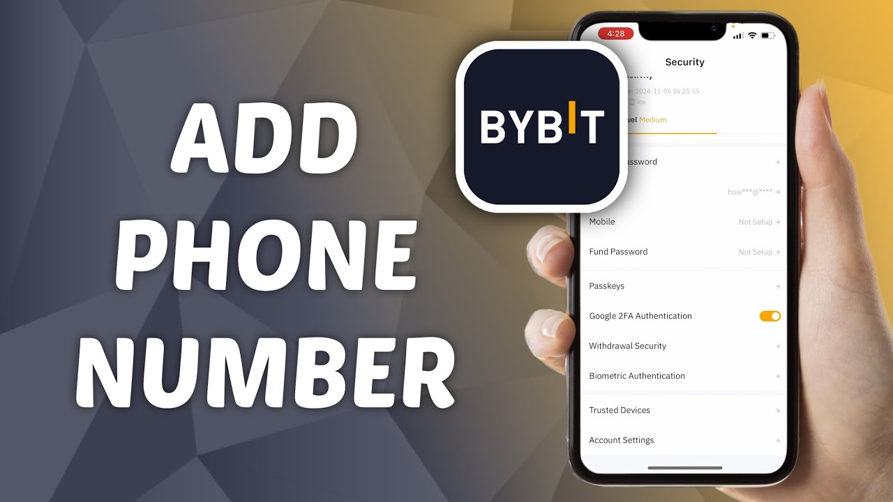 How to Add Phone Number on Bybit - YouTube